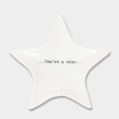 Wobbly Star Porcelain Dish “You’re a Star”